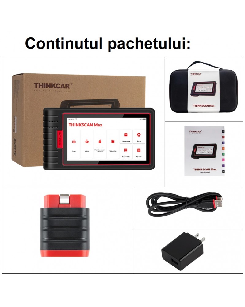 Scaner diagnoza auto - ThinkScan MAX